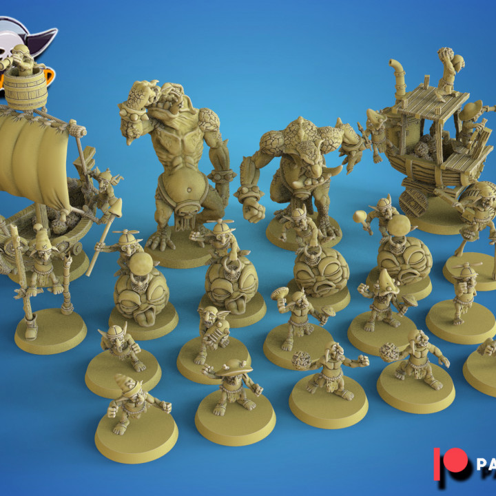 3D Printable Equipo de Mocosos - Snotling Team BloodBowl - Upgraded ...