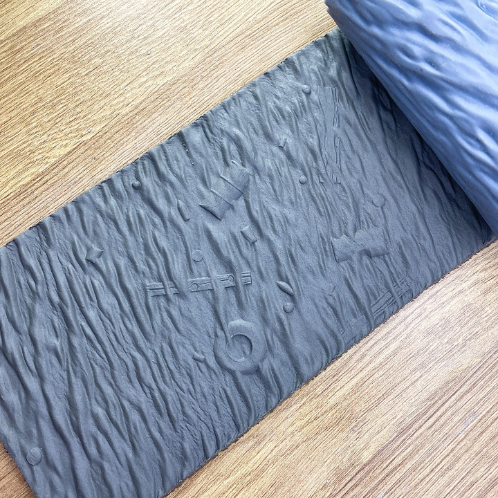 3D Printable Print n' Roll: Rising Tides (Texture Roller and Terrain ...