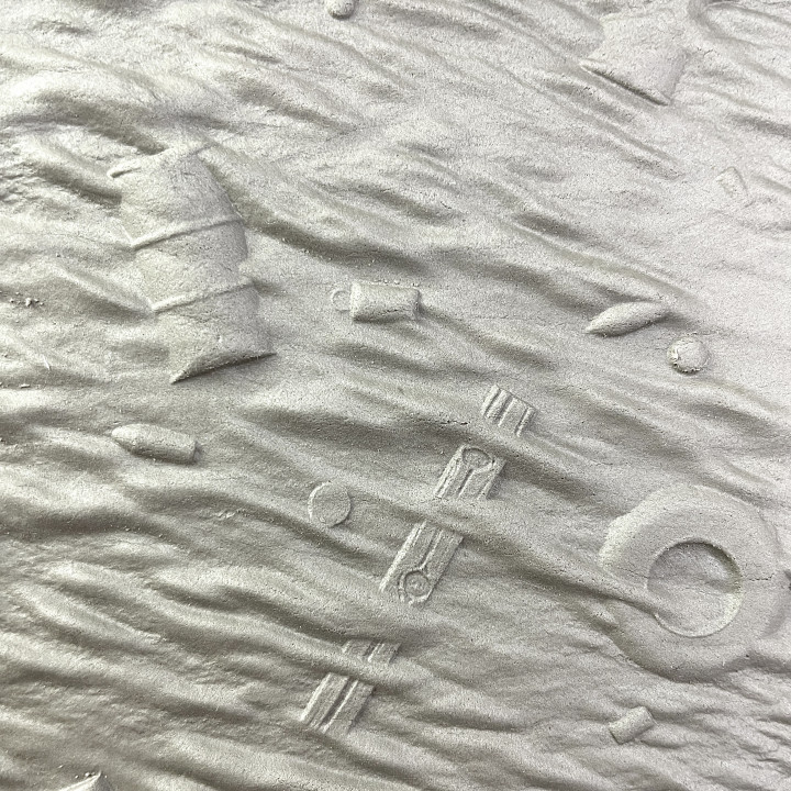 3D Printable Print n' Roll: Rising Tides (Texture Roller and Terrain ...