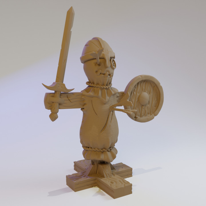 3D Printable 28mm training dummy by Liron Kol
