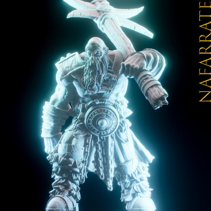 3D Printable Ice Giant by Nafarrate Designs