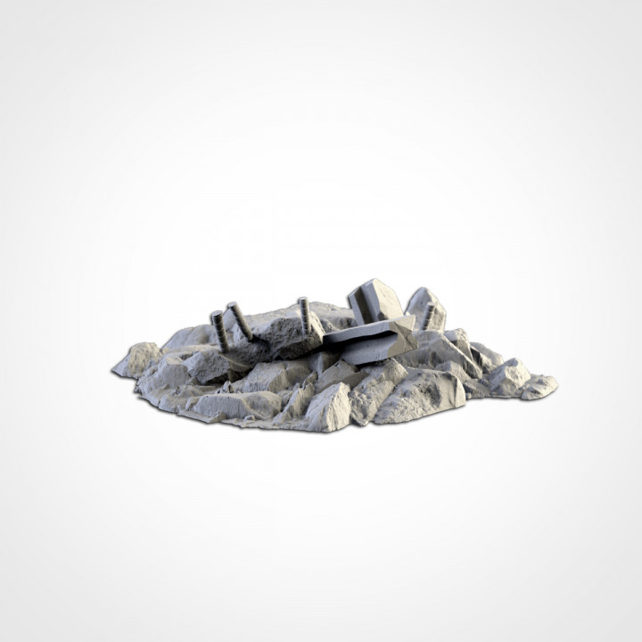 3D Printable CITY DEBRIS by Txarli Factory