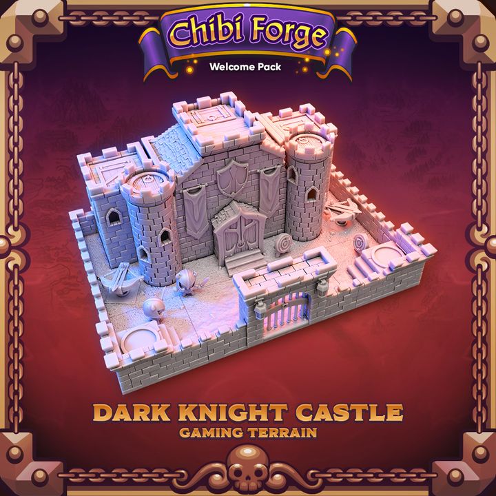 3D Printable Chibi Forge - Welcome Pack by Titan Forge Miniatures