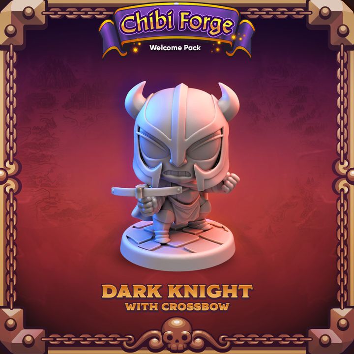 3D Printable Chibi Forge - Welcome Pack by Titan Forge Miniatures
