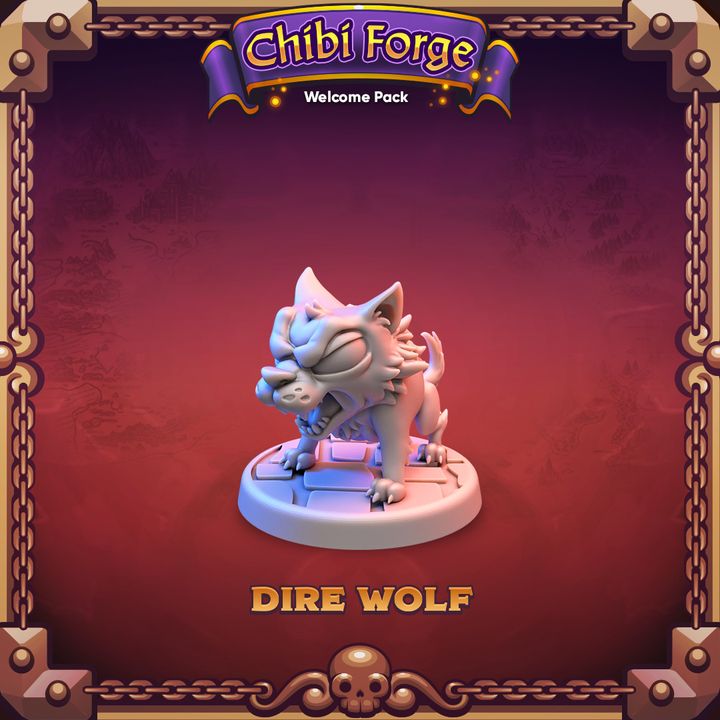 3D Printable Chibi Forge - Welcome Pack by Titan Forge Miniatures
