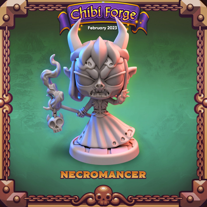 3D Printable Chibi Forge - Release 01 - February 2023 by Titan Forge Miniatures
