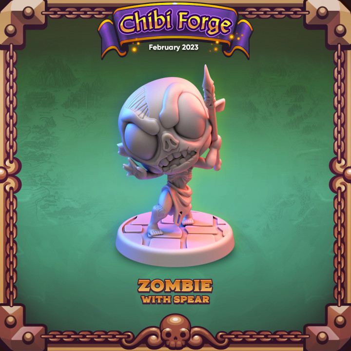 3D Printable Chibi Forge - Release 01 - February 2023 by Titan Forge Miniatures