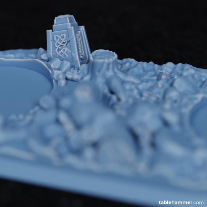 3D Printable Duel in the stratosphere - Dwarf vs Orc - Tablehammer x ...