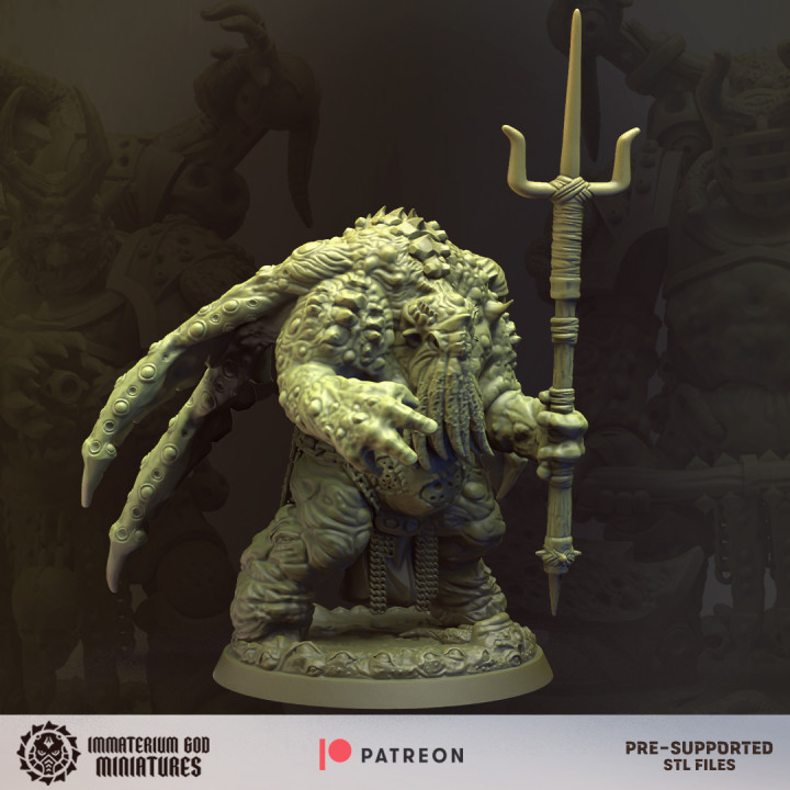 3D Printable Morbidus herald by Immaterium God Miniatures