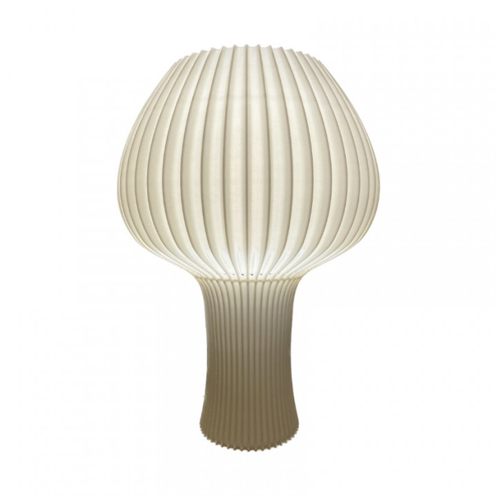 3D Printable Cute Wave Lamp by PandaVolador