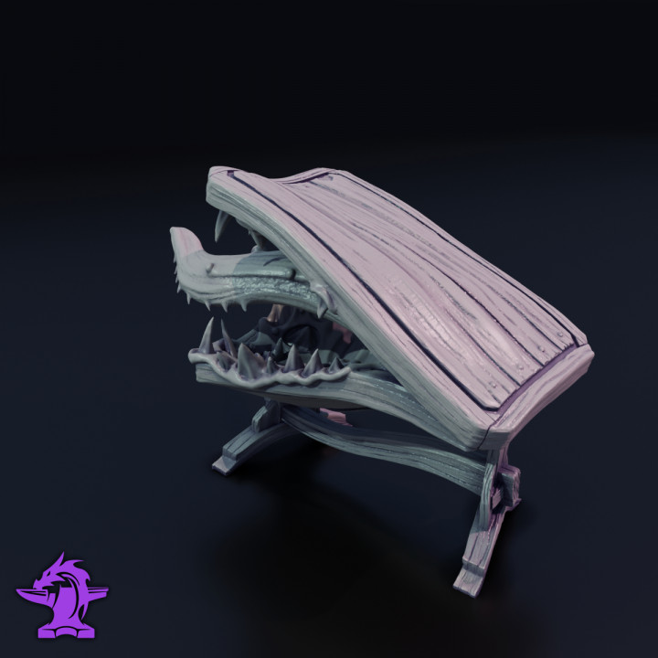3D Printable Rustic Table Mimic by The Forge of Many Things