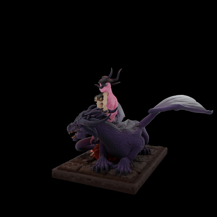 3D Printable Damara, The Dragon Priestess! Mini & Figurine by ...