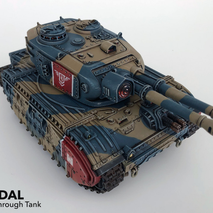 3D Printable Durandal Breakthrough Tank by Nate Feyma