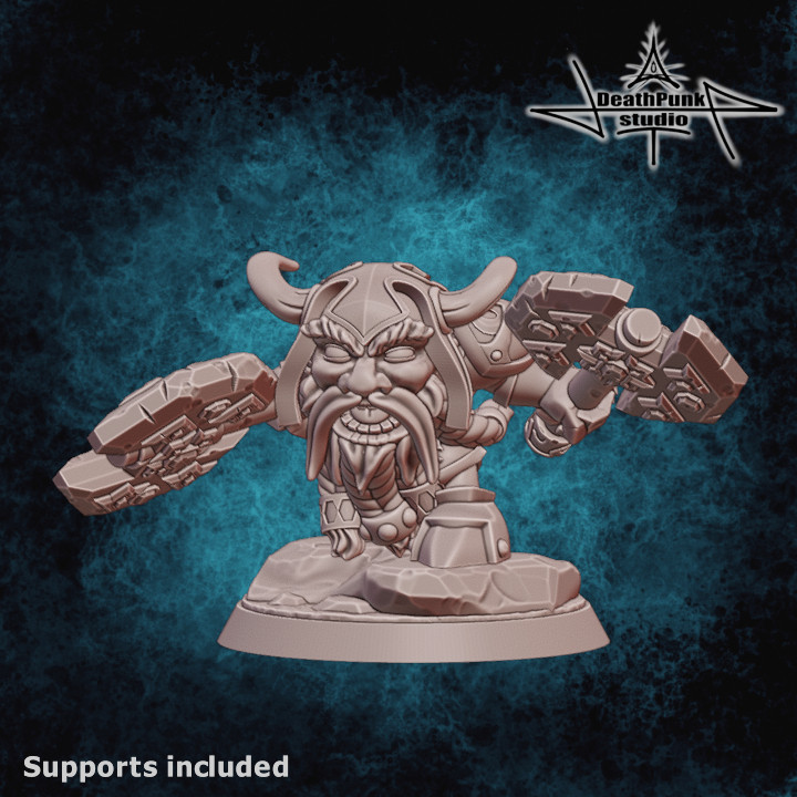 3D Printable Dwarf Slayers by Deathpunk Studio