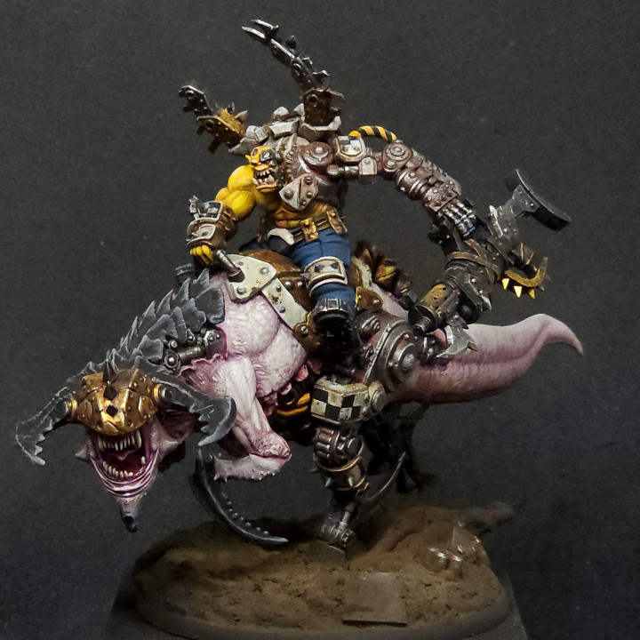 3D Print of Orkaz Beast Boss by supertoki