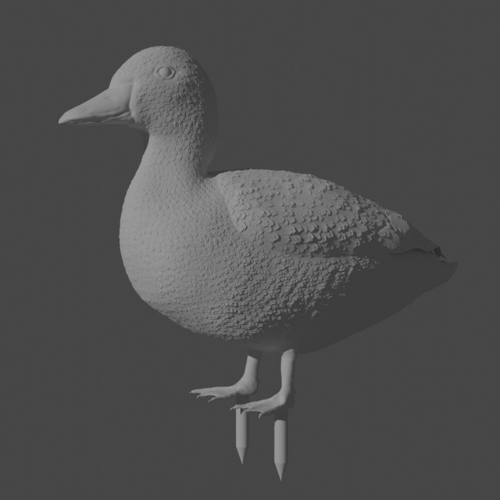 3D Printable Plant Decoration - Duck by Gonçalo Pinheiro