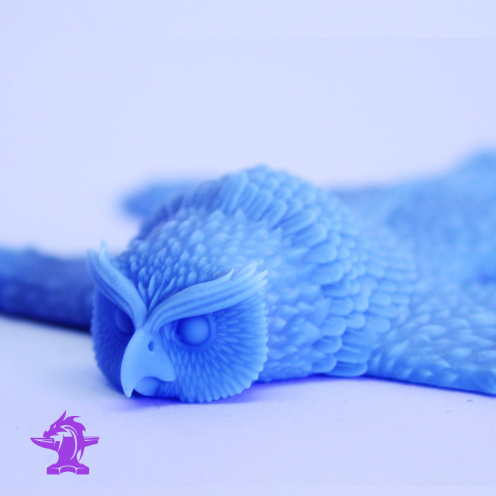 3D Printable Owlbear Rug Mimic by The Forge of Many Things