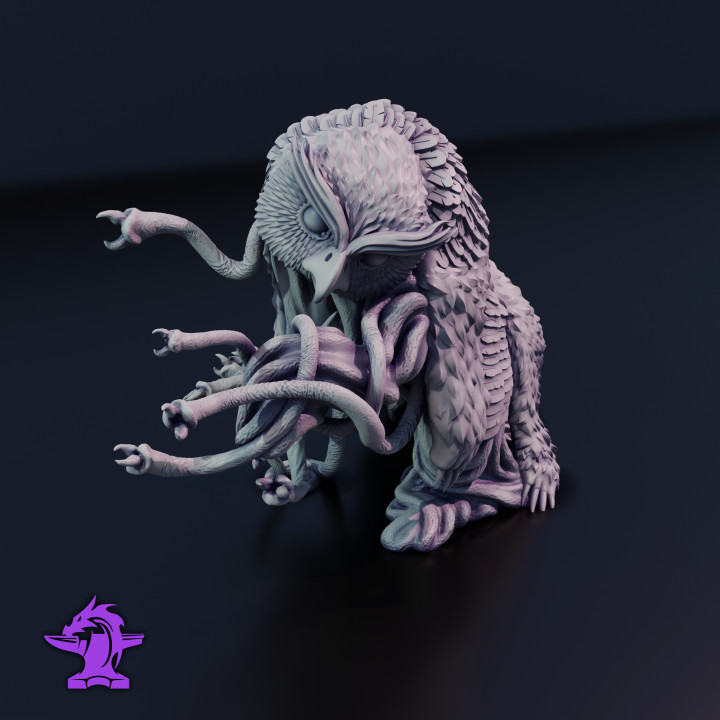 3D Printable Owlbear Rug Mimic by The Forge of Many Things