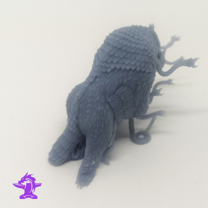 3D Printable Owlbear Rug Mimic by The Forge of Many Things