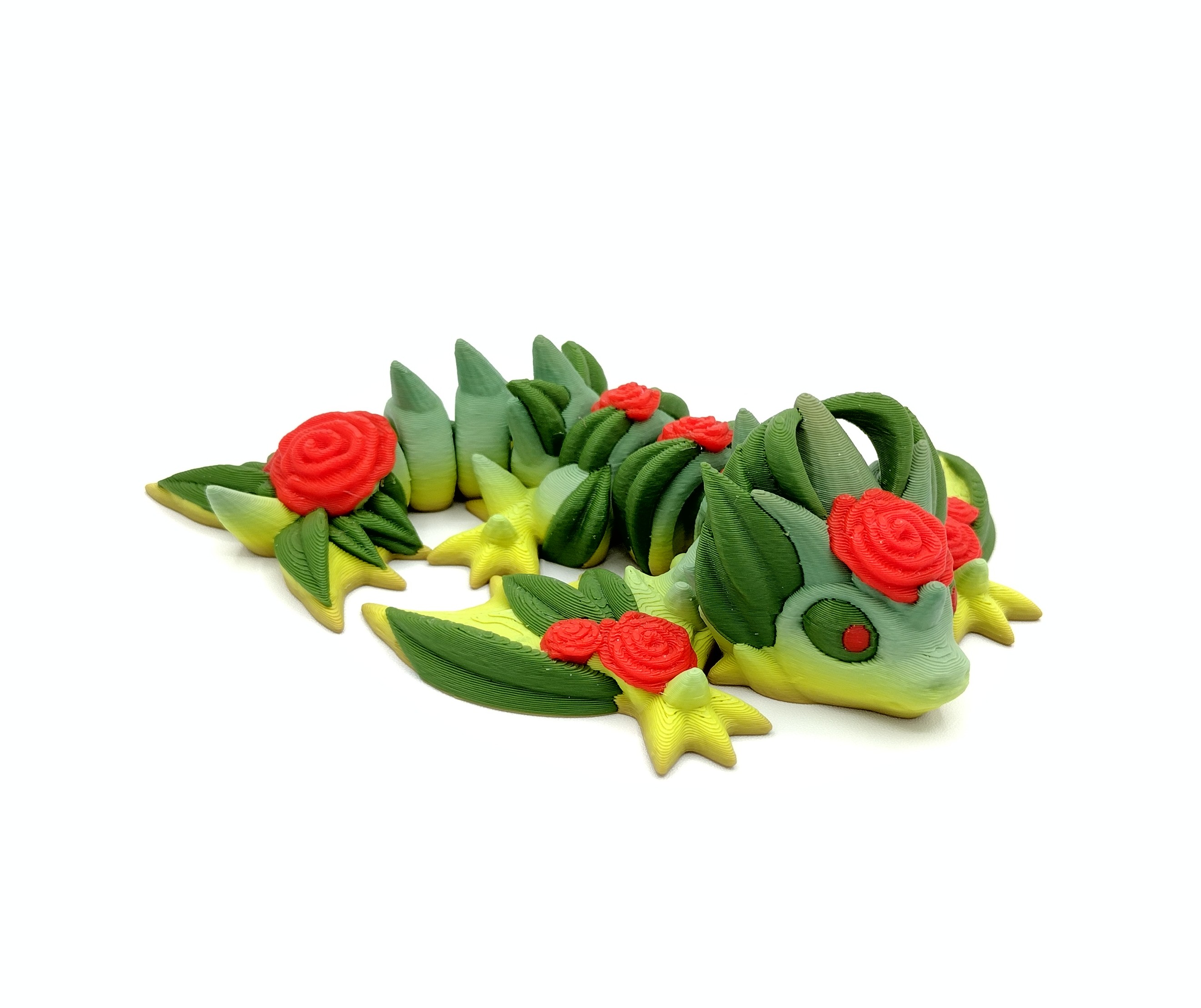 3D Printable Tiny Rose Wyvern by Cinderwing3D