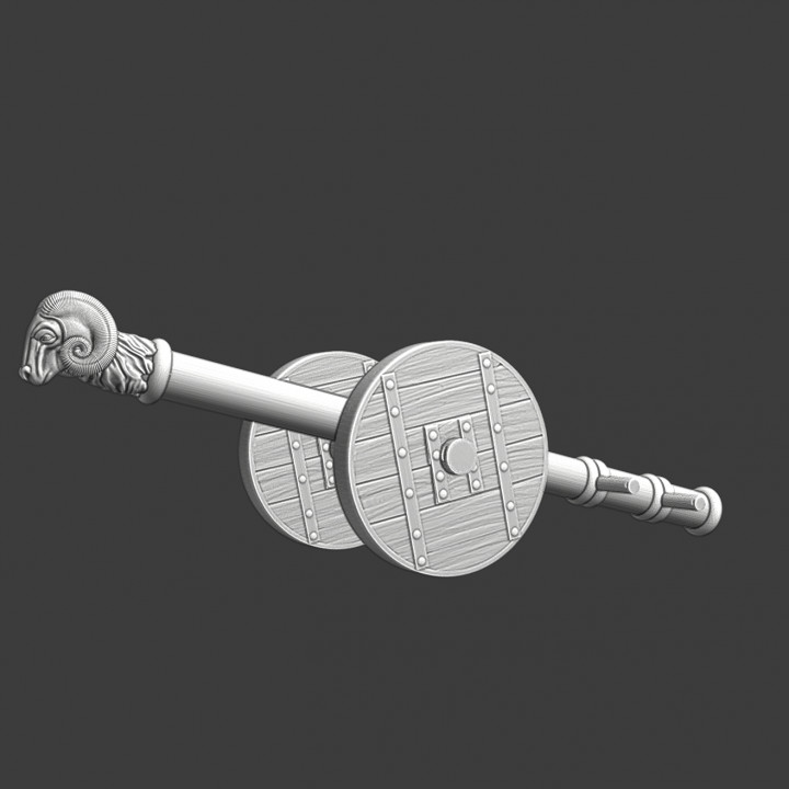 3D Printable Simple medieval ram - siegewarfare by Northern Crusades ...