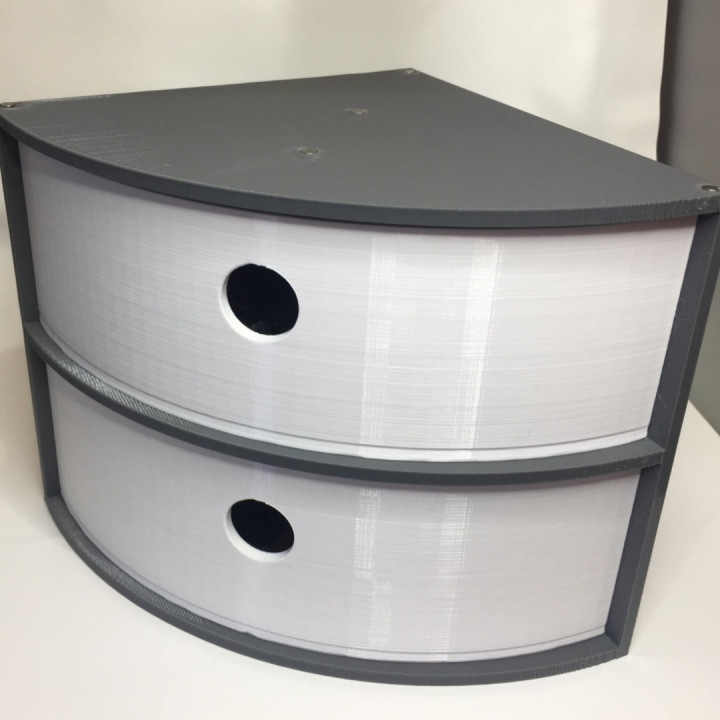 3D Print of Triangular Rounded Box 2d by RedChurchStudio