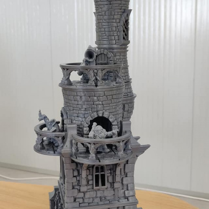 3D Printable Raven Tower - Tales Of Two Cities by Iain Lovecraft