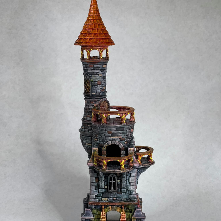 3D Printable Raven Tower - Tales Of Two Cities by Iain Lovecraft