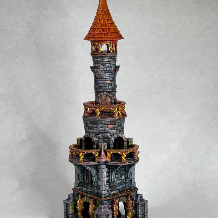 3D Printable Raven Tower - Tales Of Two Cities by Iain Lovecraft