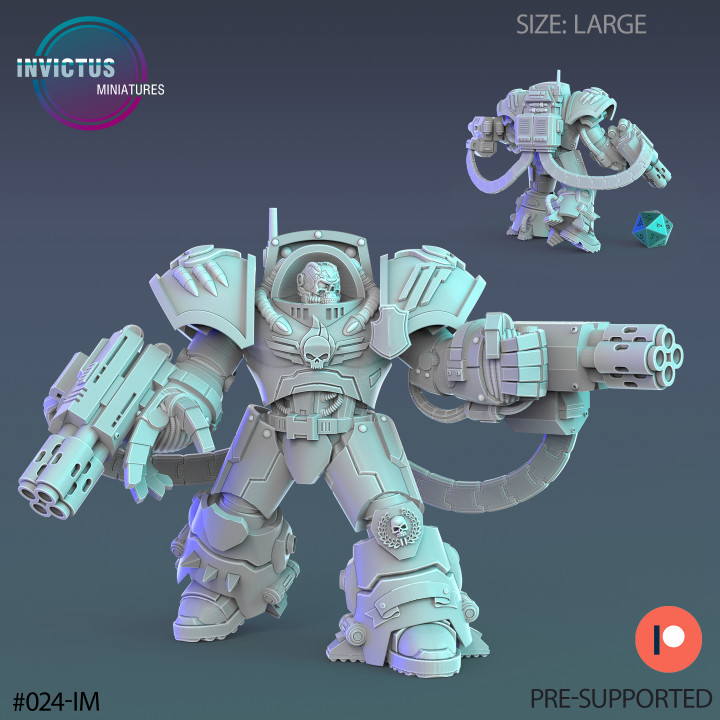 3D Printable Skeleton Squad Officer Set / Exoskelet Soldier / Space War ...