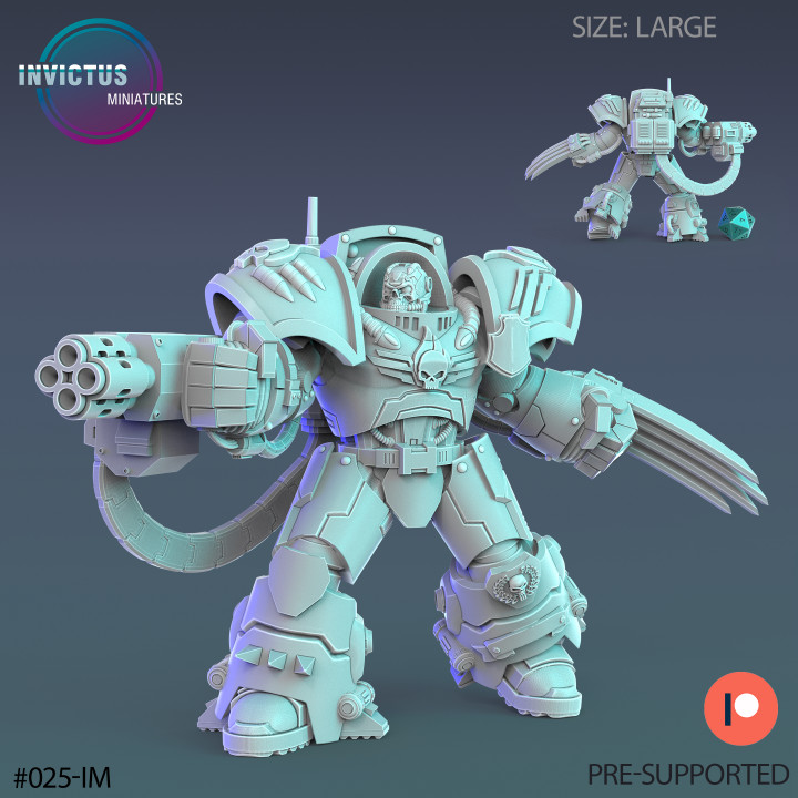 3D Printable Skeleton Squad Officer Set / Exoskelet Soldier / Space War ...