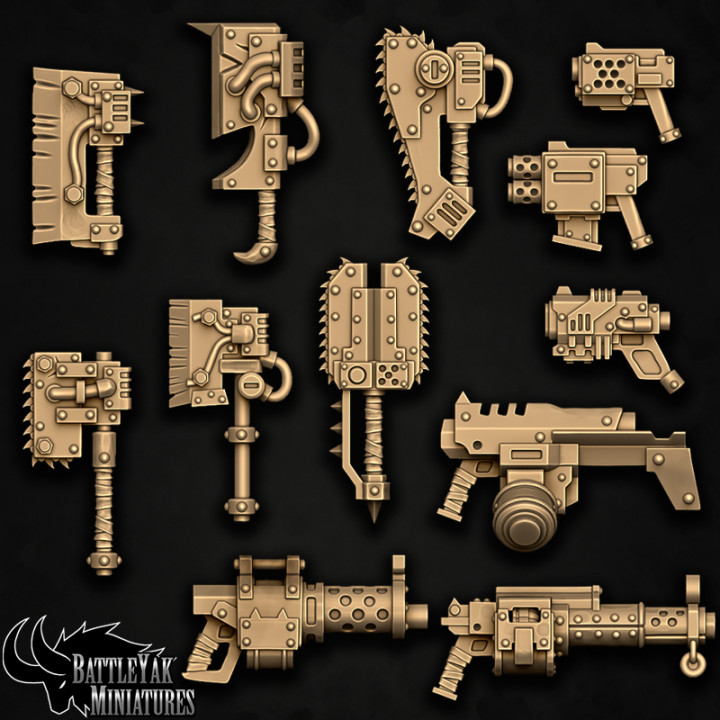 3D Printable Beastorkk Cabal Character Pack by Battle Yak Miniatures