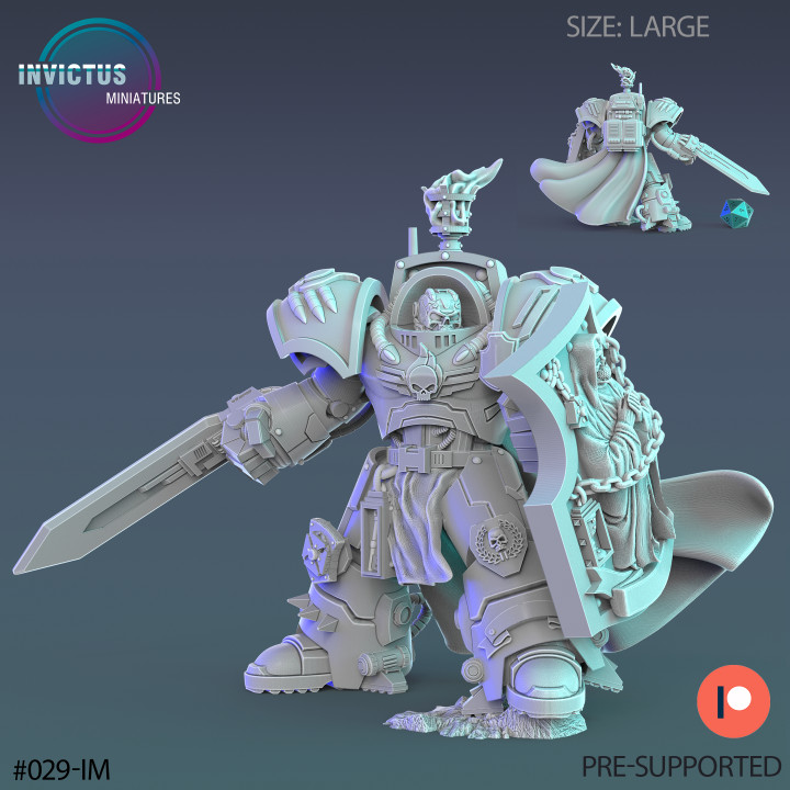 3D Printable Skeleton Squad Officer Set / Space War Construct ...