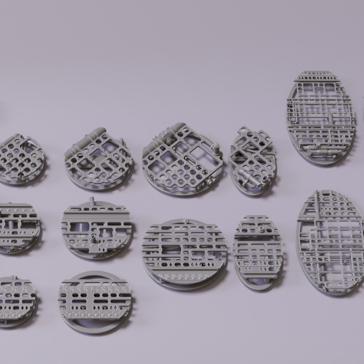 3D Printable See-Through / Lightweight Mechanical Bases by ddd_martin ...