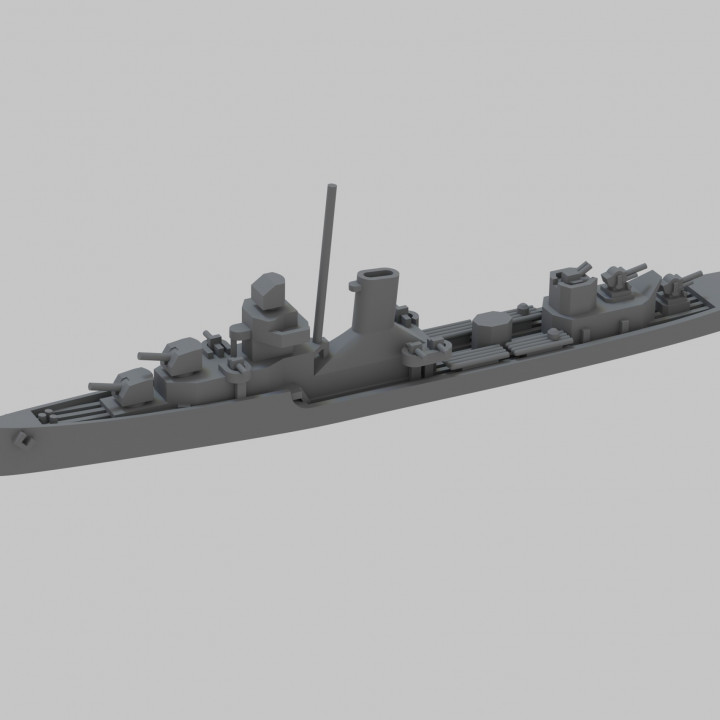3D Printable WW2 United States Navy Fleet Pack 1 by Lee McColl