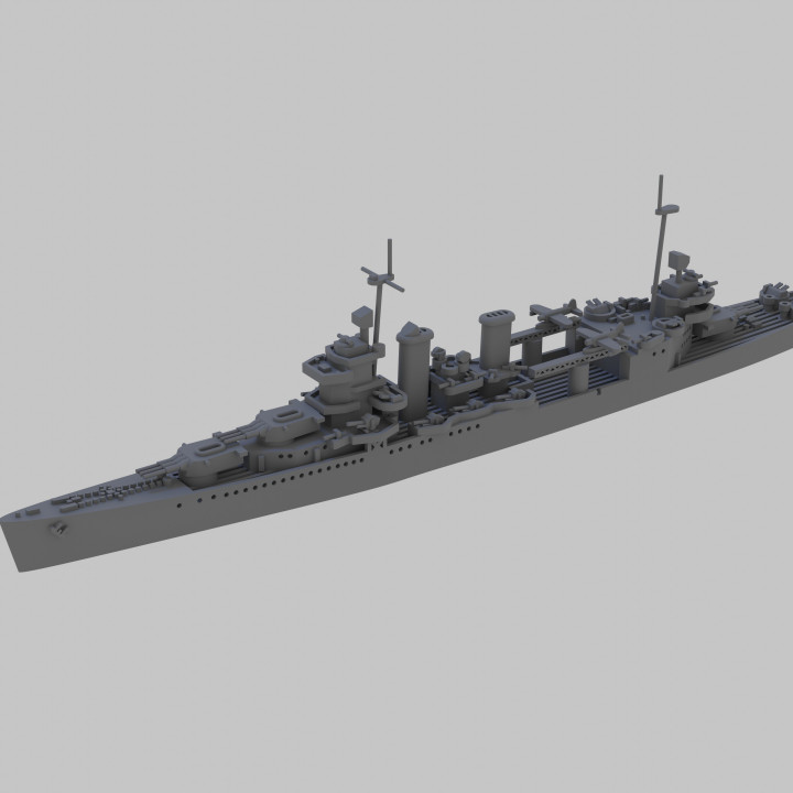 3D Printable WW2 United States Navy Fleet Pack 1 by Lee McColl