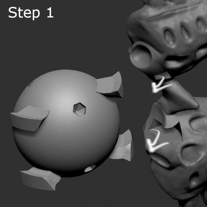 3D Printable Immaru Hive Ghost by Red Kraken Forge