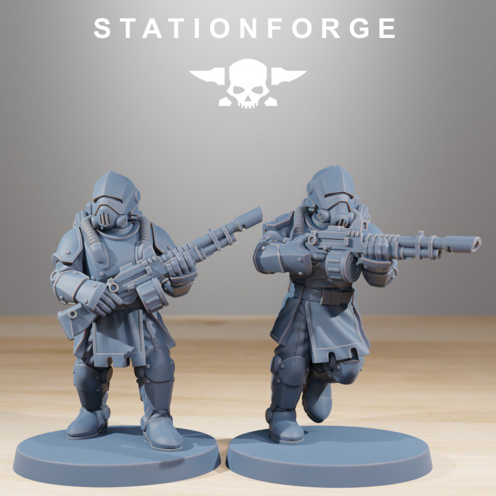 3D Printable RoyalGuard Infantry by Station Forge