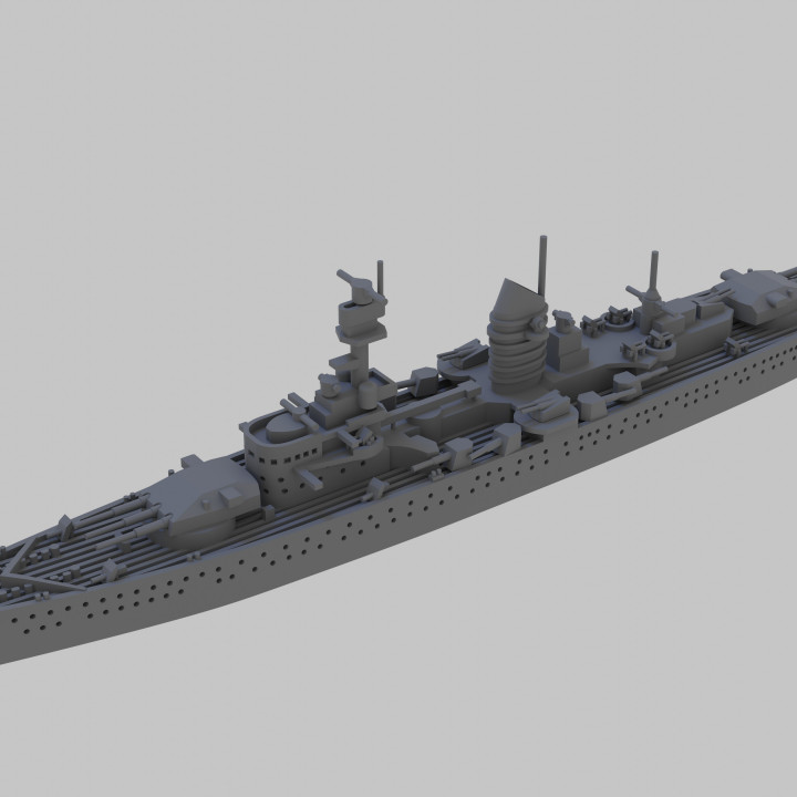 3D Printable WW2 Kriegsmarine Lutzow by Lee McColl