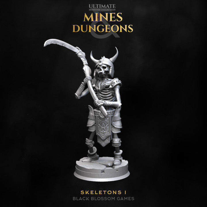 3D Printable TT01M002 Skeleton Monsters (Modular) :: Black Blossom ...