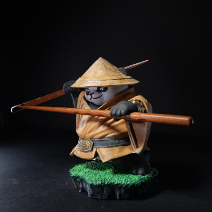 3D Printable Panda Hashi Holder by Stlflix