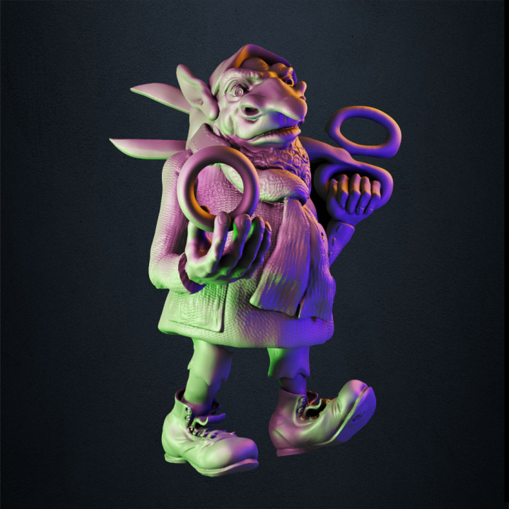 3D Printable Hoggle by Gametee 3d Miniatures