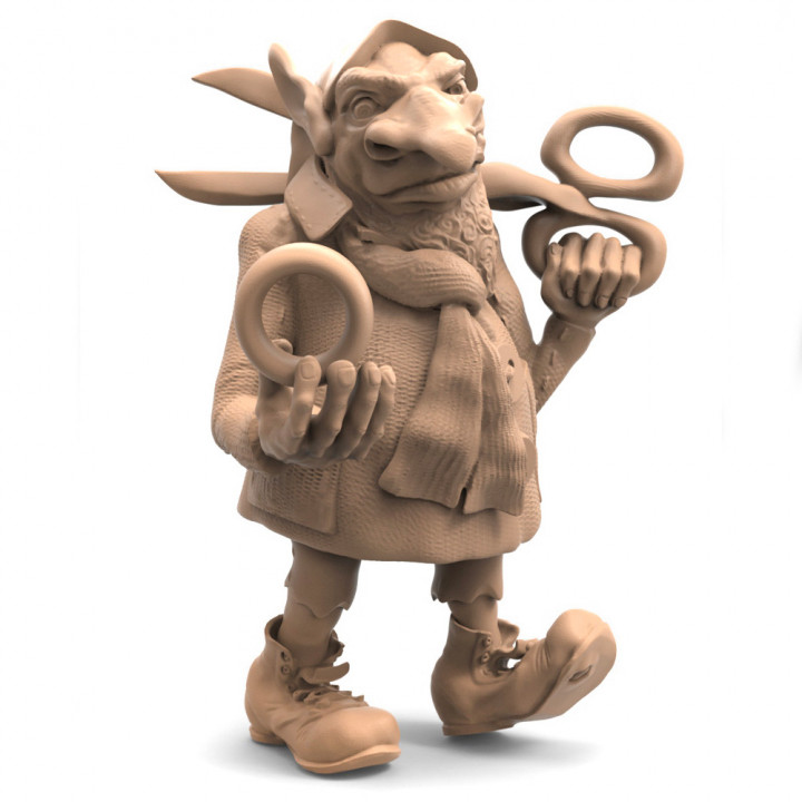 3D Printable Hoggle by Gametee 3d Miniatures