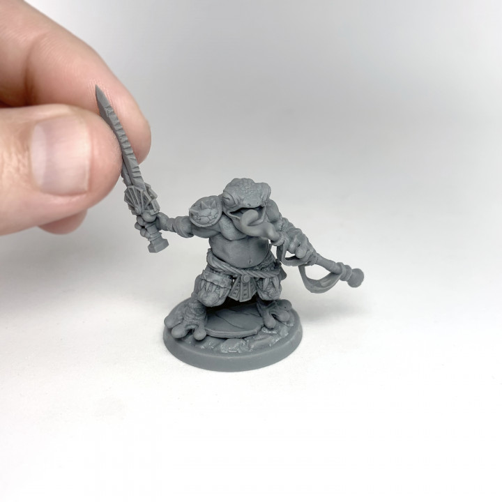 3D Printable frogfolk v2 by Heroes and Beasts