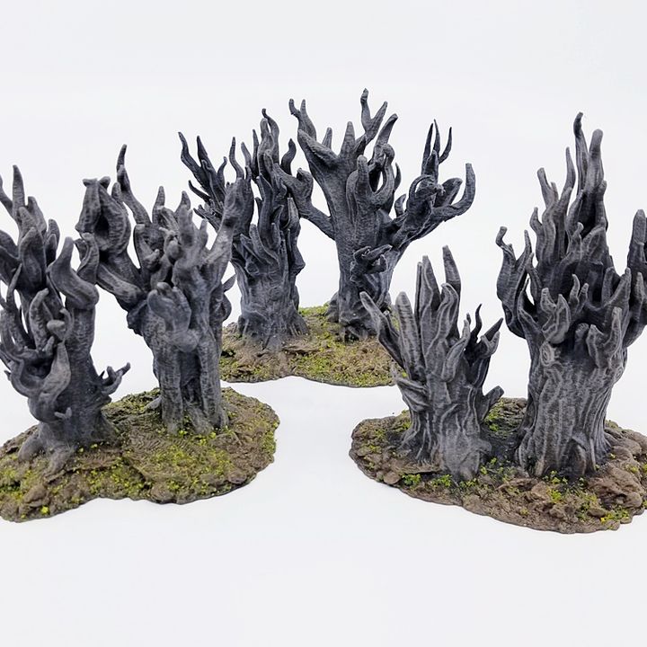 3D Printable Withered Trees - Deluxe Bundle by Terrainify