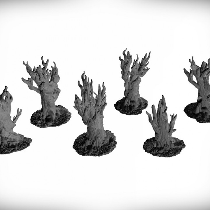 3D Printable Withered Trees - Deluxe Bundle by Terrainify