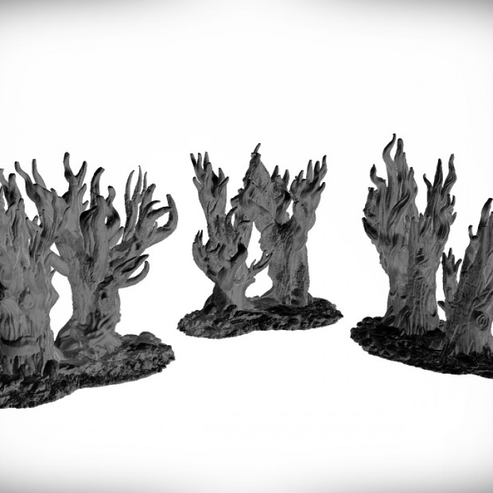 3D Printable Withered Trees - Deluxe Bundle by Terrainify