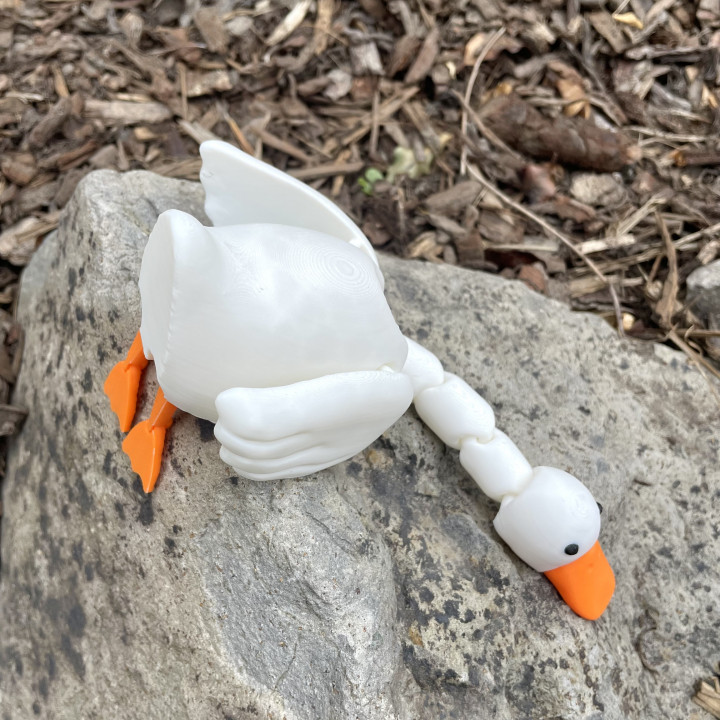 3D Printable Flexi Duck - Print in Place - Multiparts by IK3D