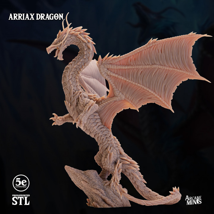 3D Printable Arriax Dragon by Sordane Publishing