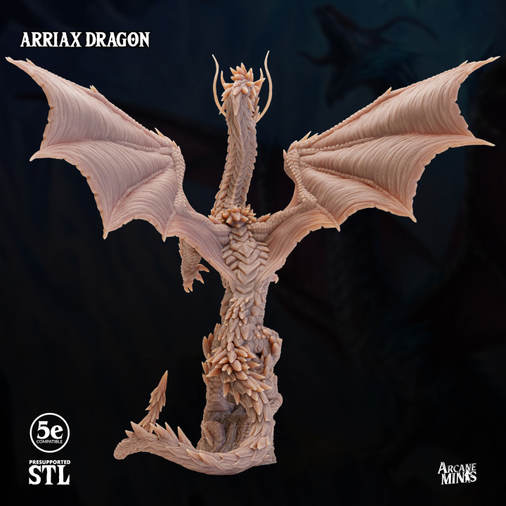 3D Printable Arriax Dragon by Sordane Publishing